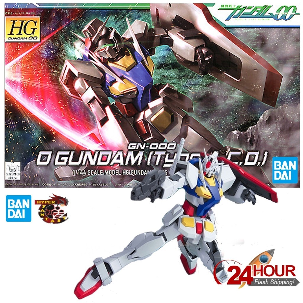 BANDAI HG 1/144 0 Gundam (Type A.C.D.) (Gundam Model Kits) Mobile Suit Gundam 00 | Shopee Malaysia