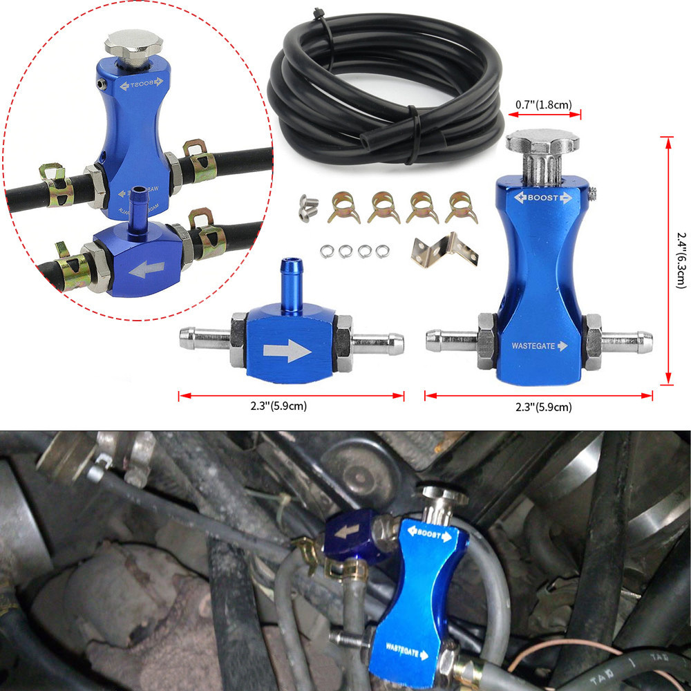 Car Modified Pressurize Adjustable Petrol Bleed Valve Gauge Turbo Boost ...