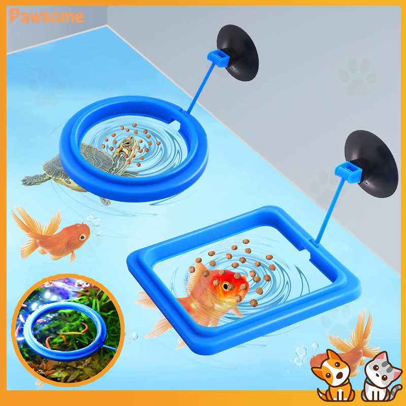 Pawsome Fish Feeding Ring Fish Feeder Aquarium Fish Turtle Tank ...