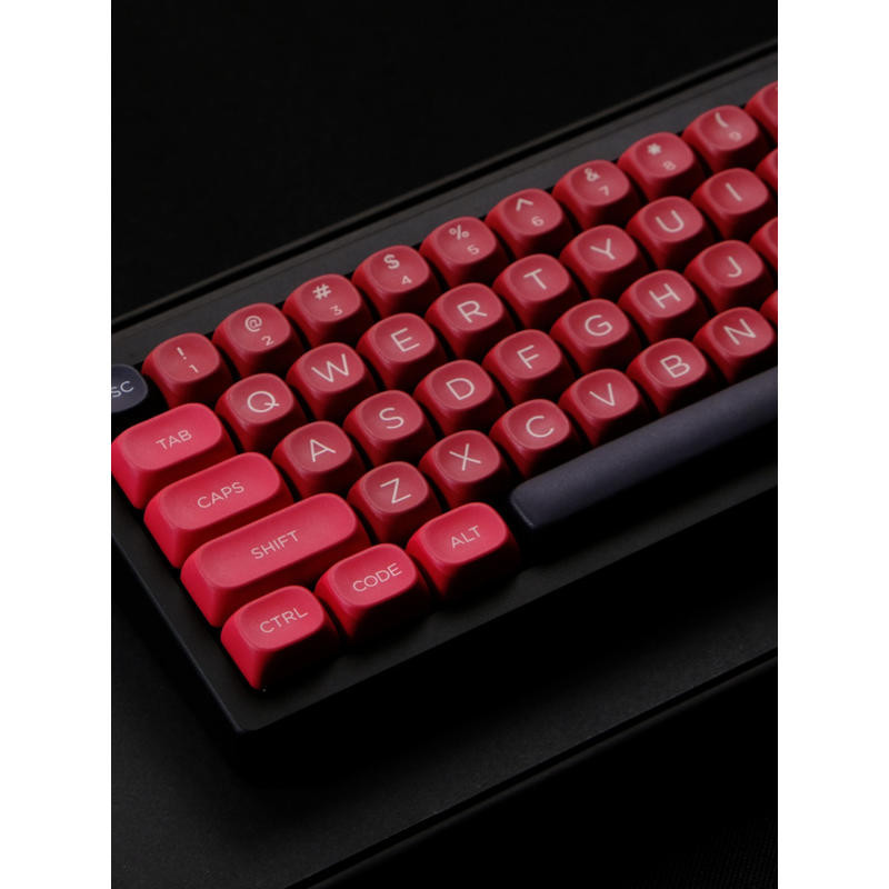 Fiery Red PBT Dye-Sub MOA Custom Keycap Set for Mechanical Keyboard ...