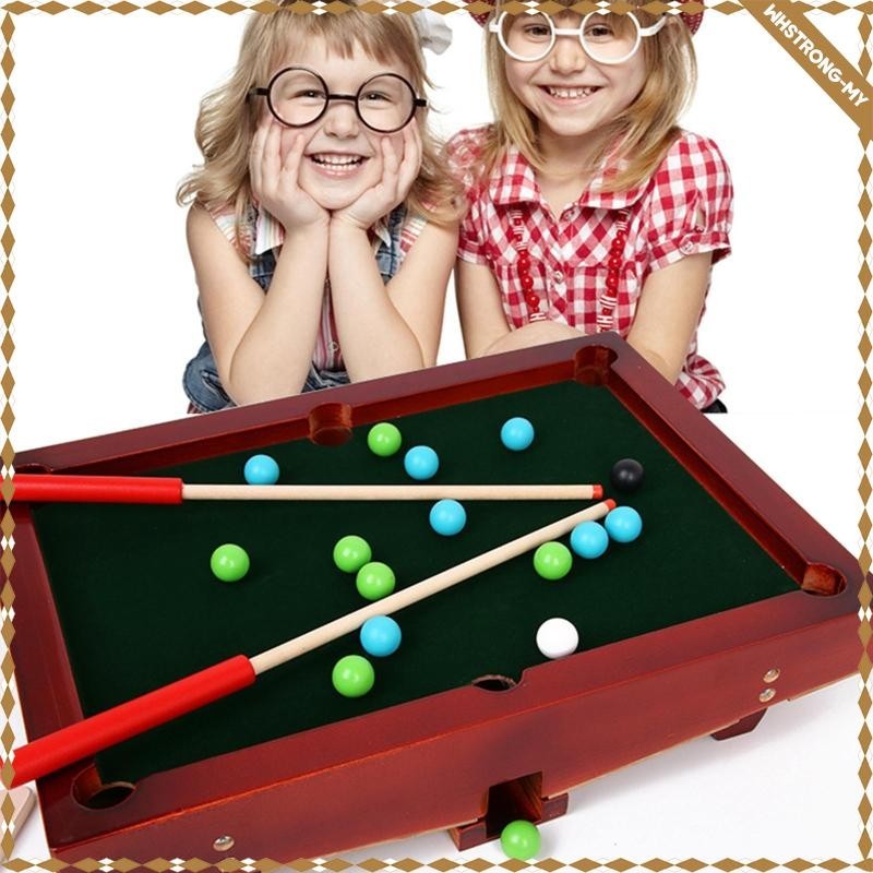 [WhstrongMY] Pool Table Set Indoor Game Shelving Home Office Small ...