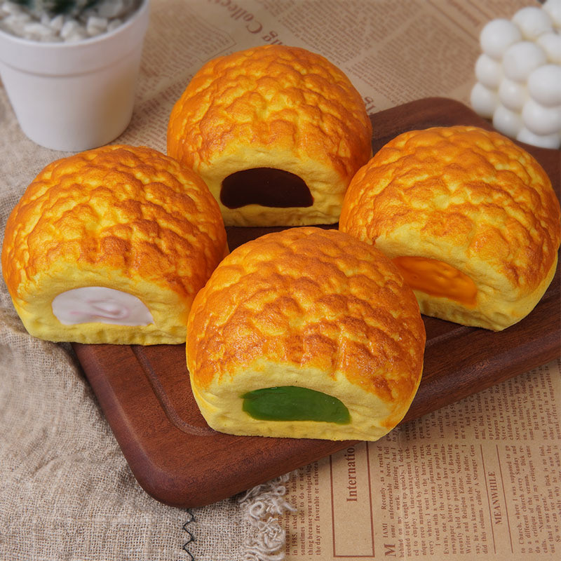 ToyPU rebound perlahan simulasi makanan puff model roti roti lembut ...