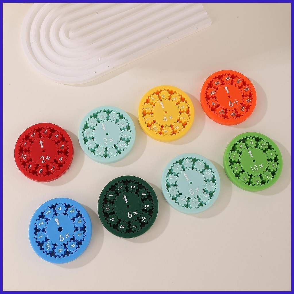 Math Fidget Game Number Sensory Spinner Toys Learning Toy for Boys ...