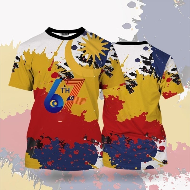 2024 Baju Merdeka 67 Muslimah Sportwear Jersey T-Shirt Baju T Shirt ...