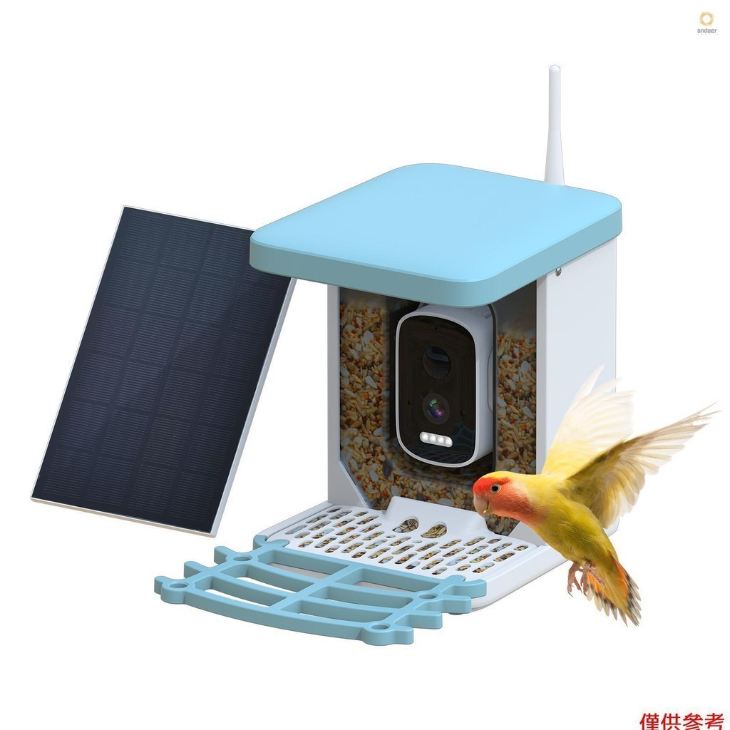 Smart Bird Feeder with Camera 2L Capacity Bird Feeder for Outdoors with ...