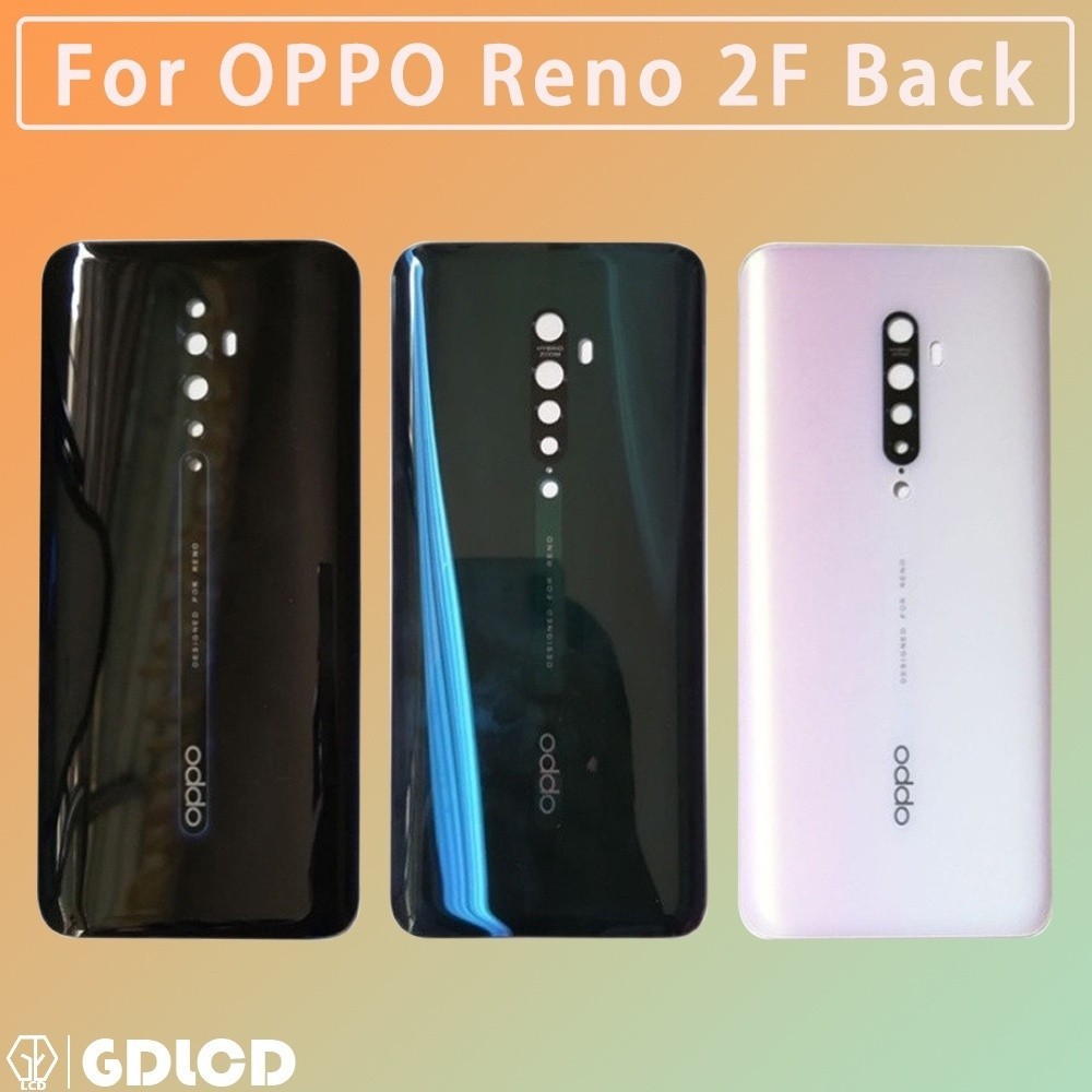 Original Oppo Reno 2F Reno 2 Back Battery Cover Door Housing case Rear ...