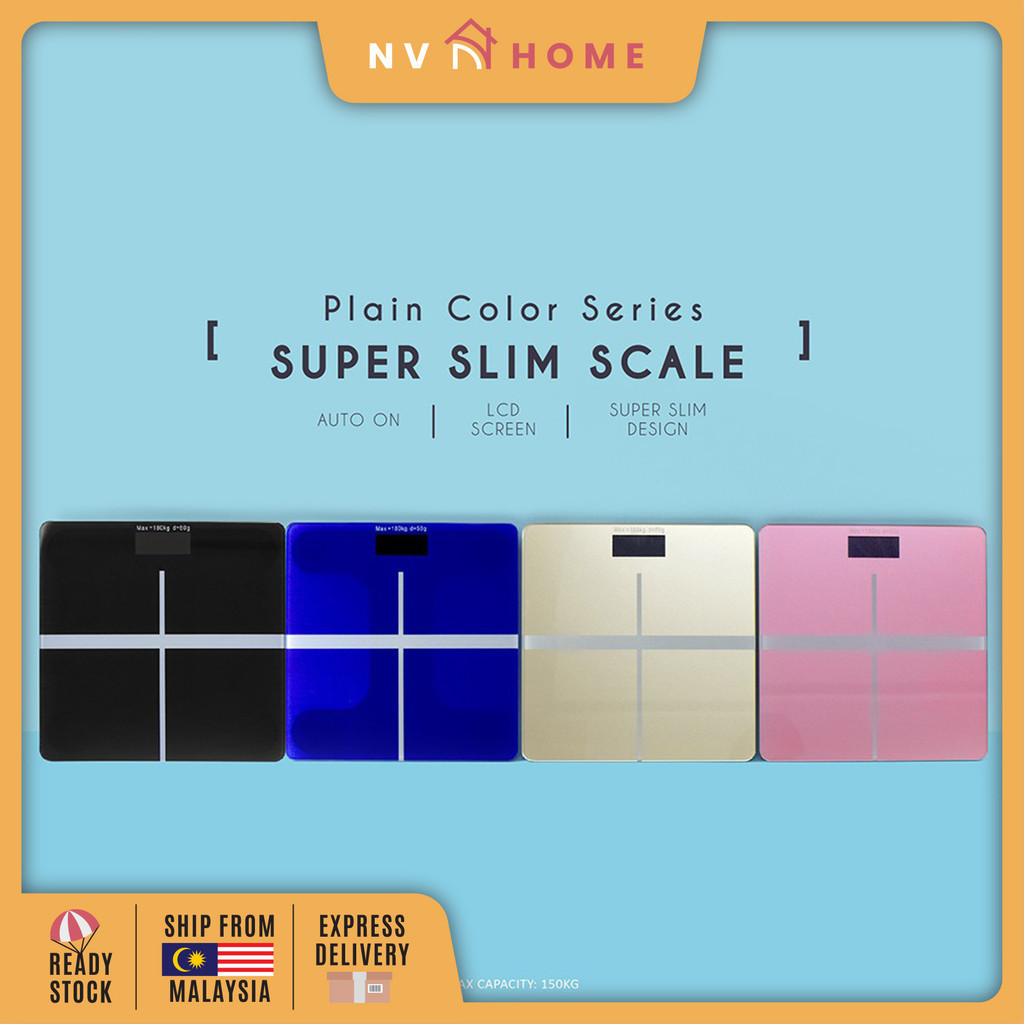 Weighning Scale Bathroom Scale Digital LED Scale | Shopee Malaysia