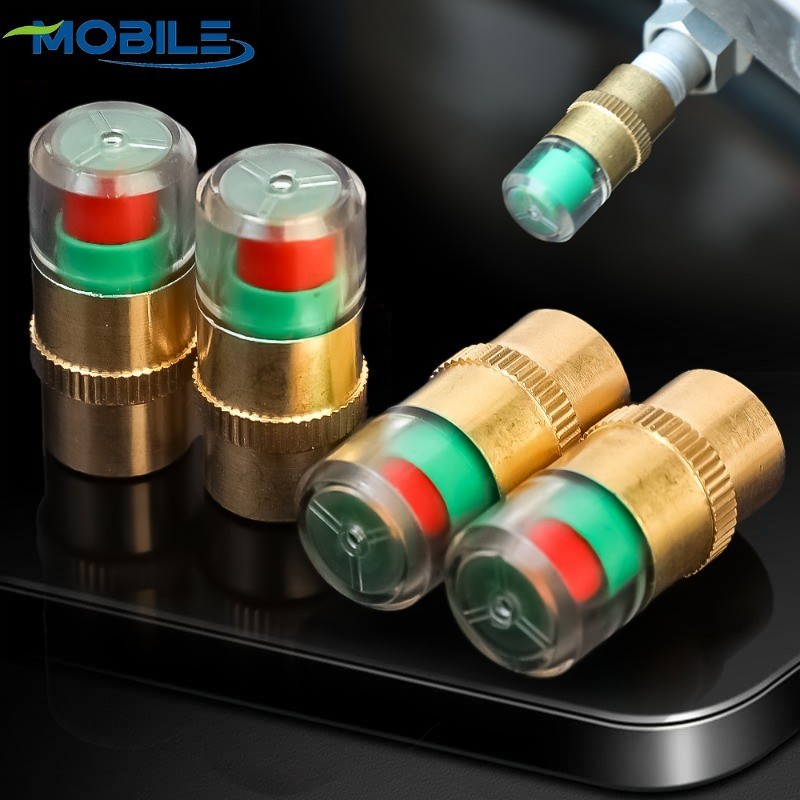 2/4/8Pcs Universal Valve Cap Sensor - Car Tire Pressure Indicator ...
