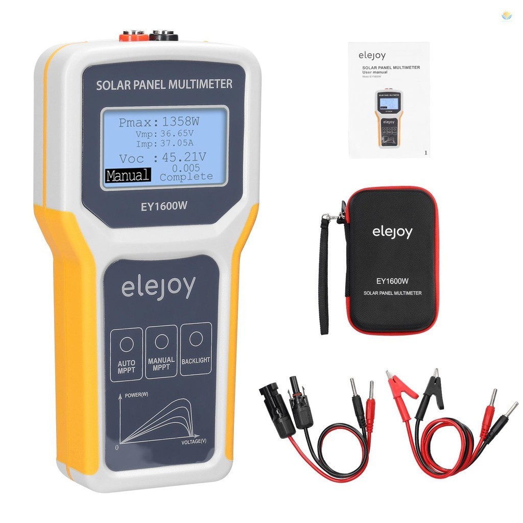 1600W Photovoltaic Panel Multimeter Solar Panel MPPT Tester Open ...