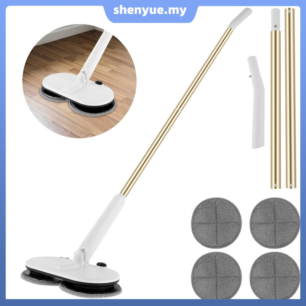 Cordless Electric Mop with 4 Mop Pads 2000m Rechargeable Electric Mop ...