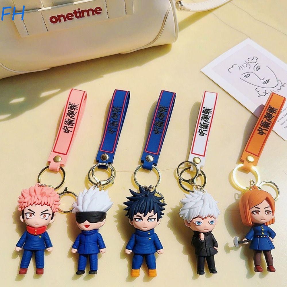 FENGHA Jujutsu Kaisen Keychain, Anime Gojo Satoru Doll Jujutsu Kaisen ...