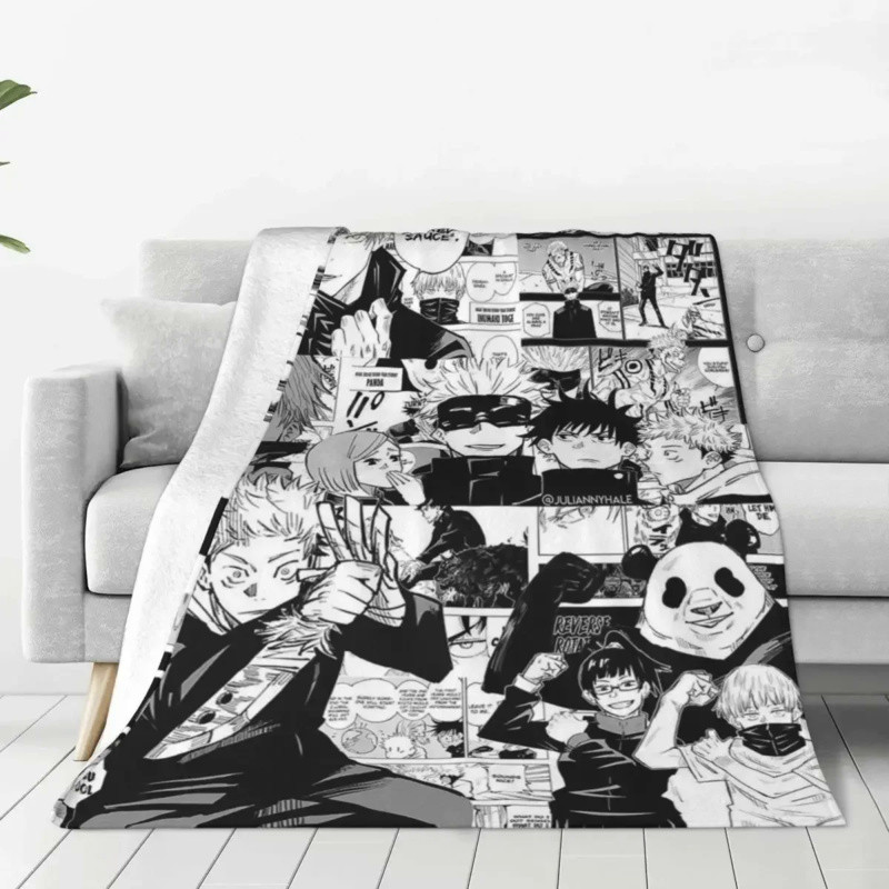 Jujutsu Kaisen Anime Manga Gojo Satoru Itadori Yuuji Plush Throw ...