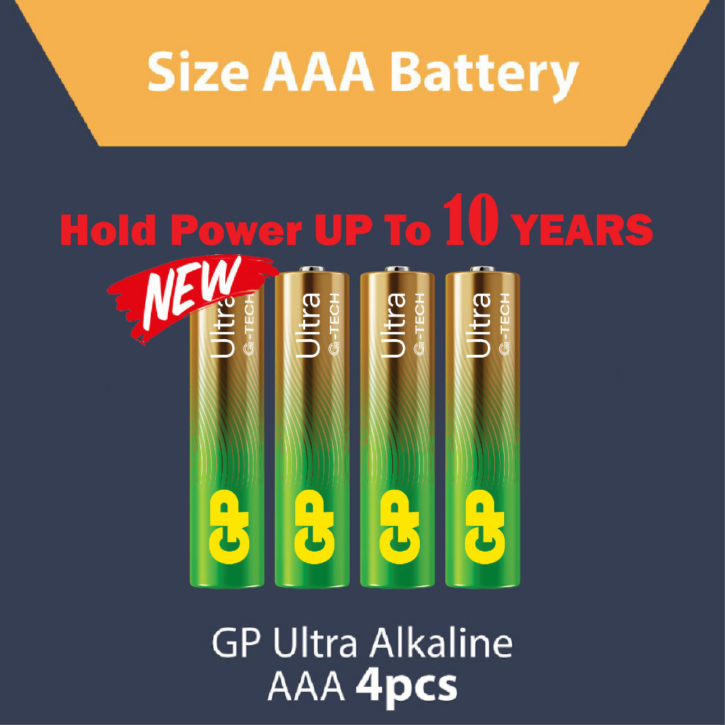 [GENUINE] GP Ultra Alkaline (1 BOX: 20 PCS)/ GP BATTERY SUPERCELL SUPER HEAVY DUTY AAA/AA ...