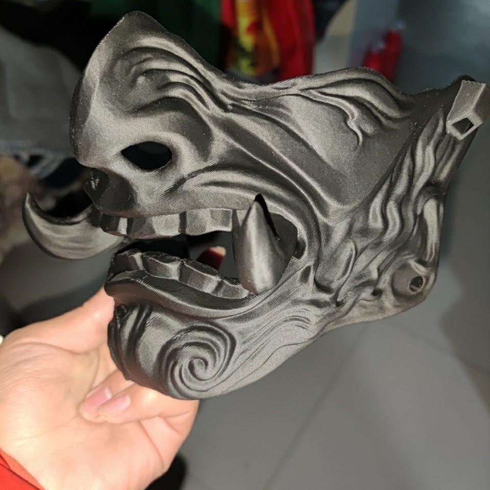 Japanese Samurai Mask Show cos Role-Playing Opera Tsumashima Renwang ...