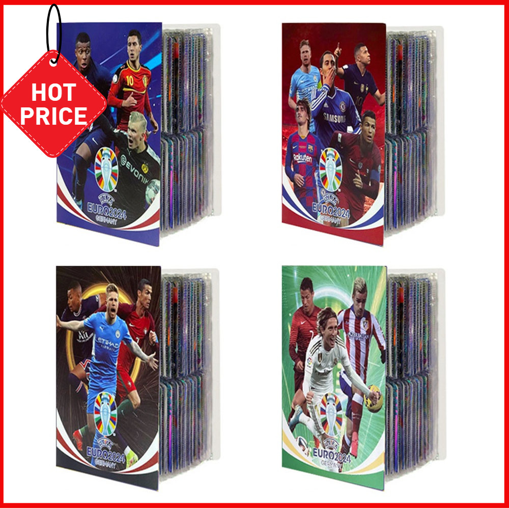 240PCS Football Star Album Book Messi/Ronaldo/Beckham Card Holder ...