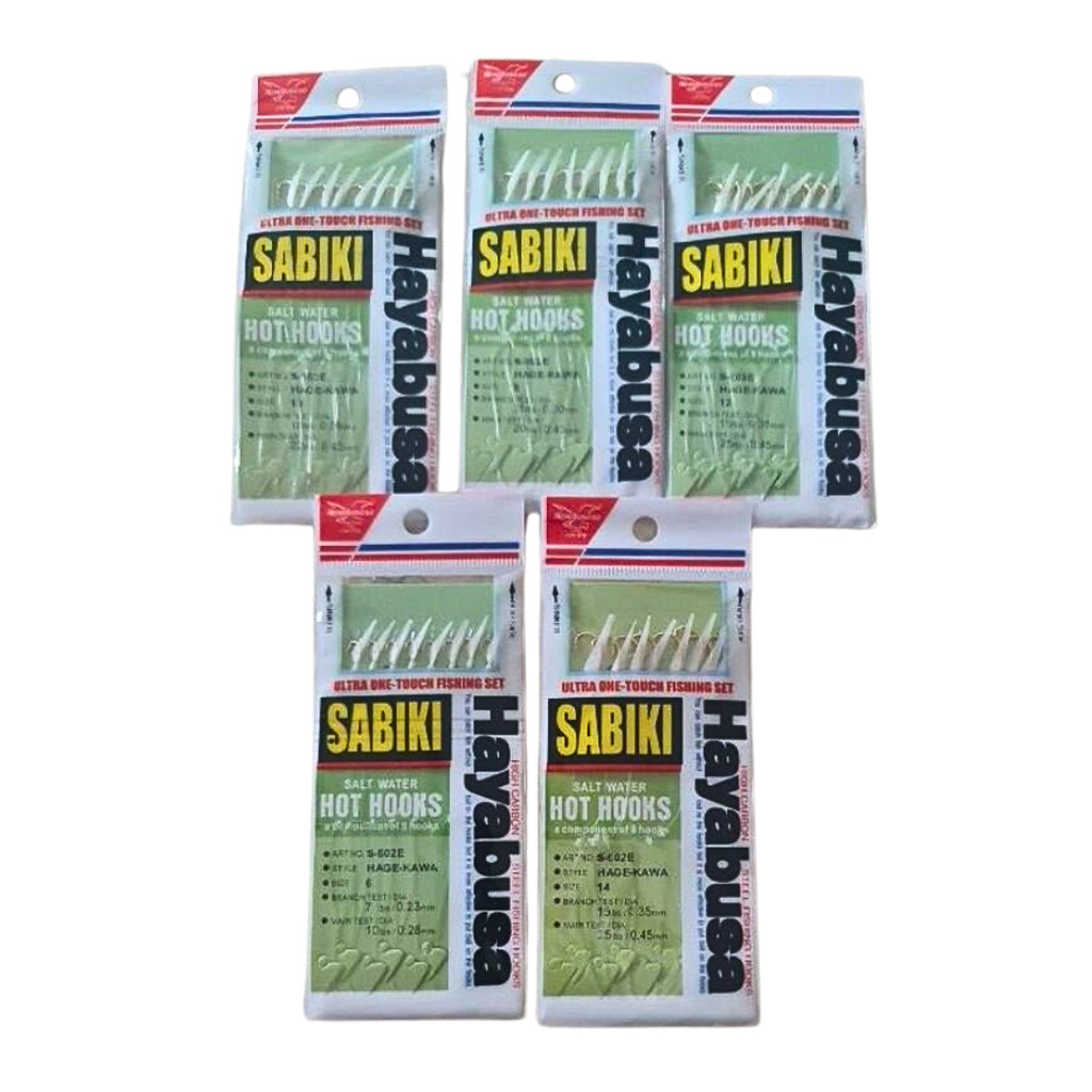 Hayabusa Sabiki Apollo Hook Set S-602E 🔥Ready Stock🔥 100% Original🔥 ...