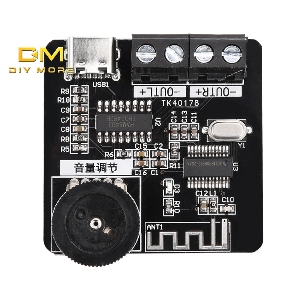 DIYMORE DC5V Micro Digital BT Amplifier Board PAM8403 Case Modification ...