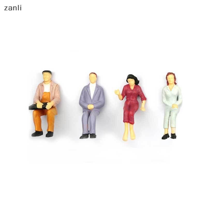MY 100Pcs People Figurines 1: 25 Scale Mini Architectural Plastic ...