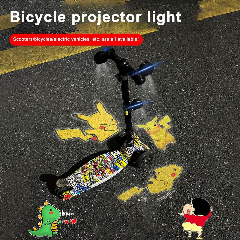 Children's Bicycle Electric Projection Light Riding Motorcycle Car ...