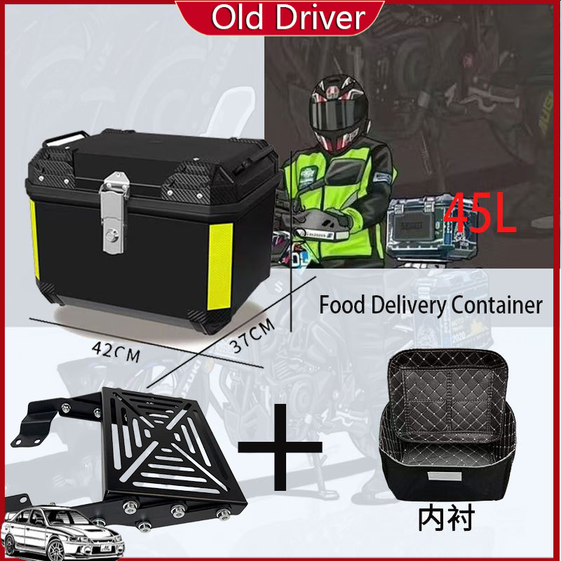 Adjustable Heavy Duty Top Rack Lipat Box Kotak Bracket Rear Luggage ...