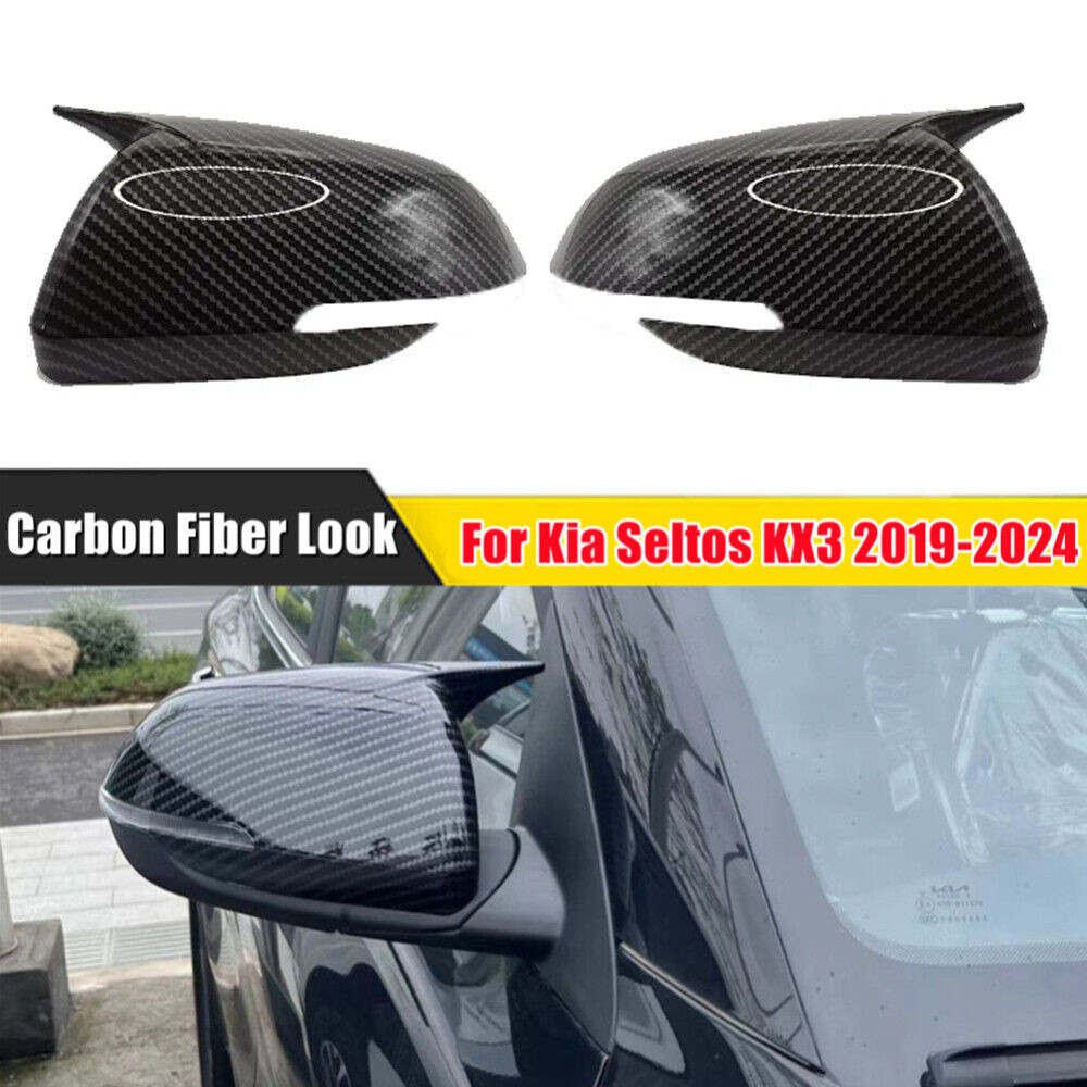 For Kia Seltos KX3 2019-2024 Car Sticker Rearview Side Mirror Cover ...