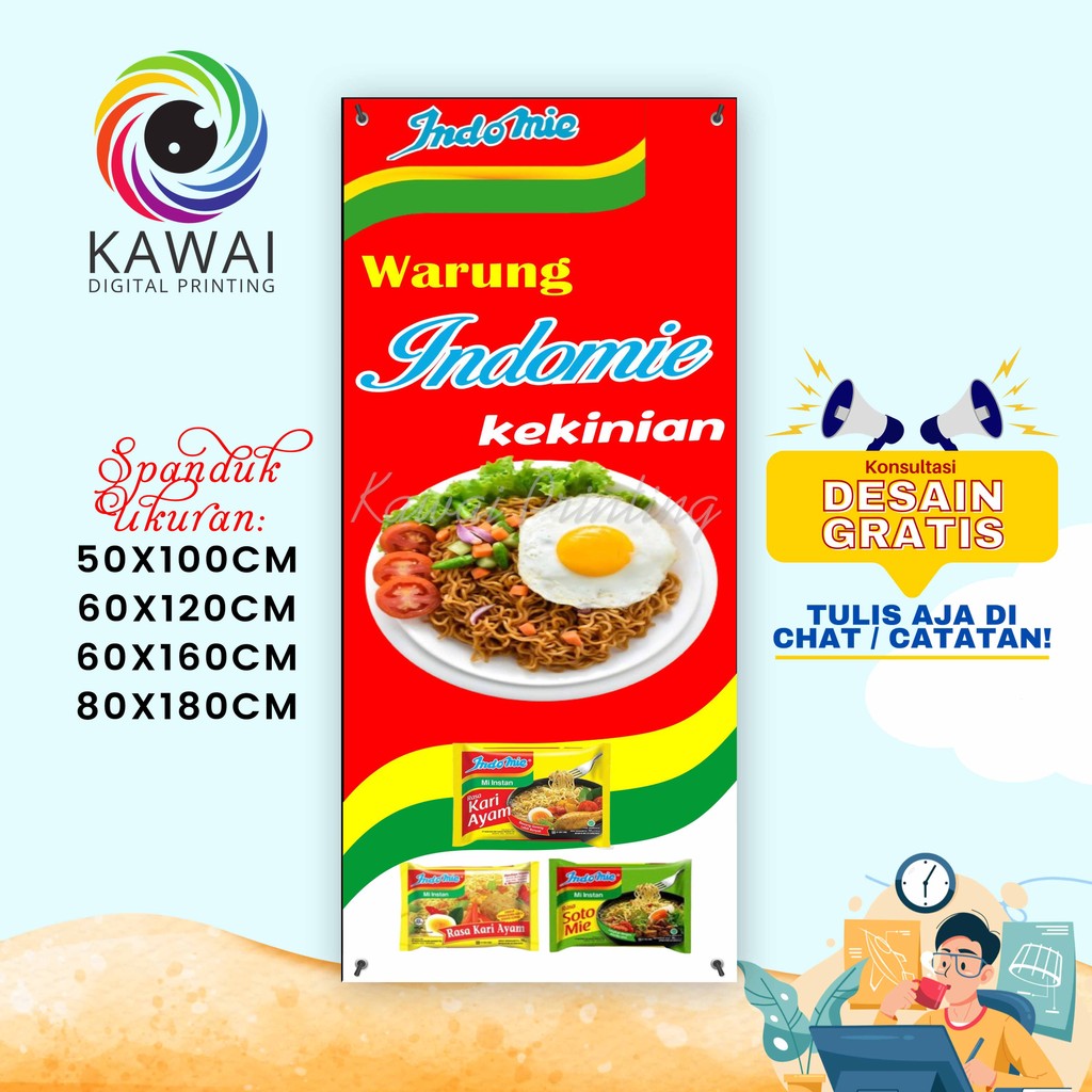 MMT Banner, Indomie Shop, Free Design | Shopee Malaysia