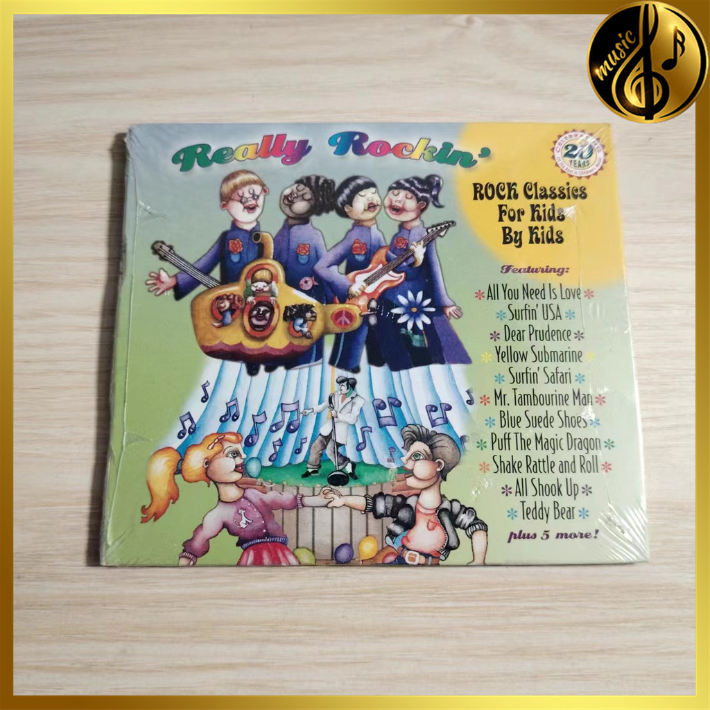 Original Really Rockin': Classic Rock for Kids By Kids CD Album ...