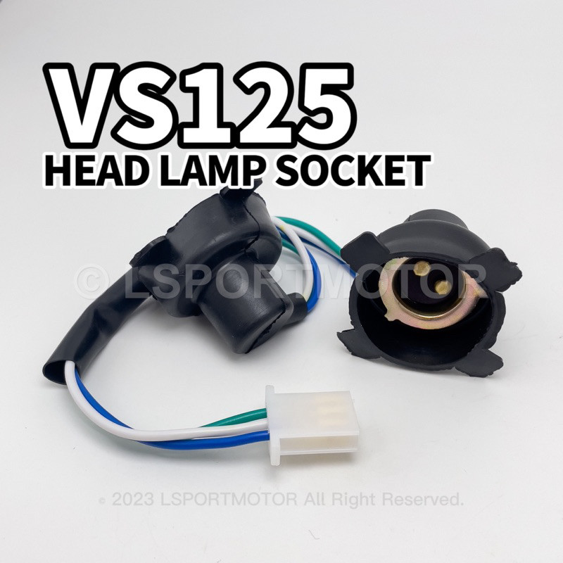 SUZUKI VS125 HEAD LAMP SOCKET FRONT DEPAN LAMPU KEPALA SOCKET WIRE WIRING VS 125 | Shopee Malaysia