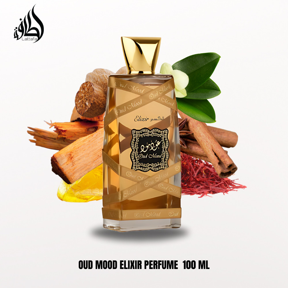 Oud Mood Elixir Perfume100 ml edp for men by LATTAFA Original Lattafa ...