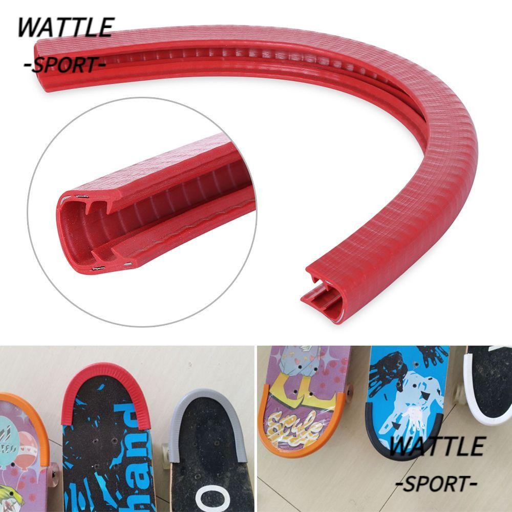 WA-SPORT Skateboard Deck Guards 10mm Bumpers Bump Longboard Dance Board ...