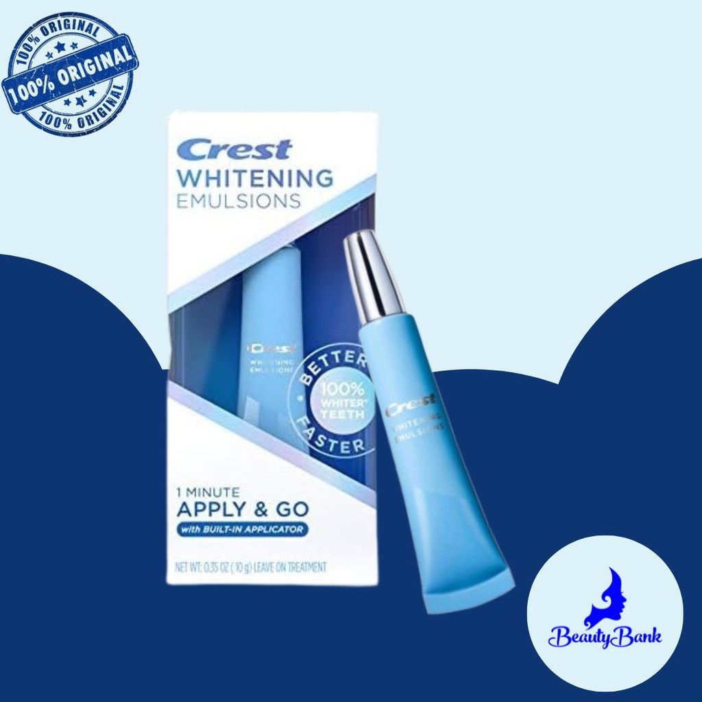 Beautybank - Crest Whitening Emulsions On-the-Go Leave-On Teeth ...