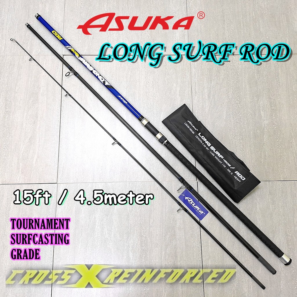 ASUKA LONG SURF ROD 15ft 4.5meter | Shopee Malaysia