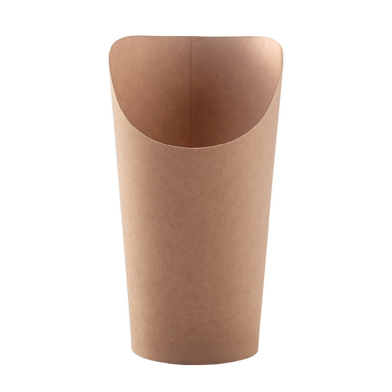 50 PCS/SET 16oz Premium Kraft Paper Waffle / Eggette / Fries / Snack ...