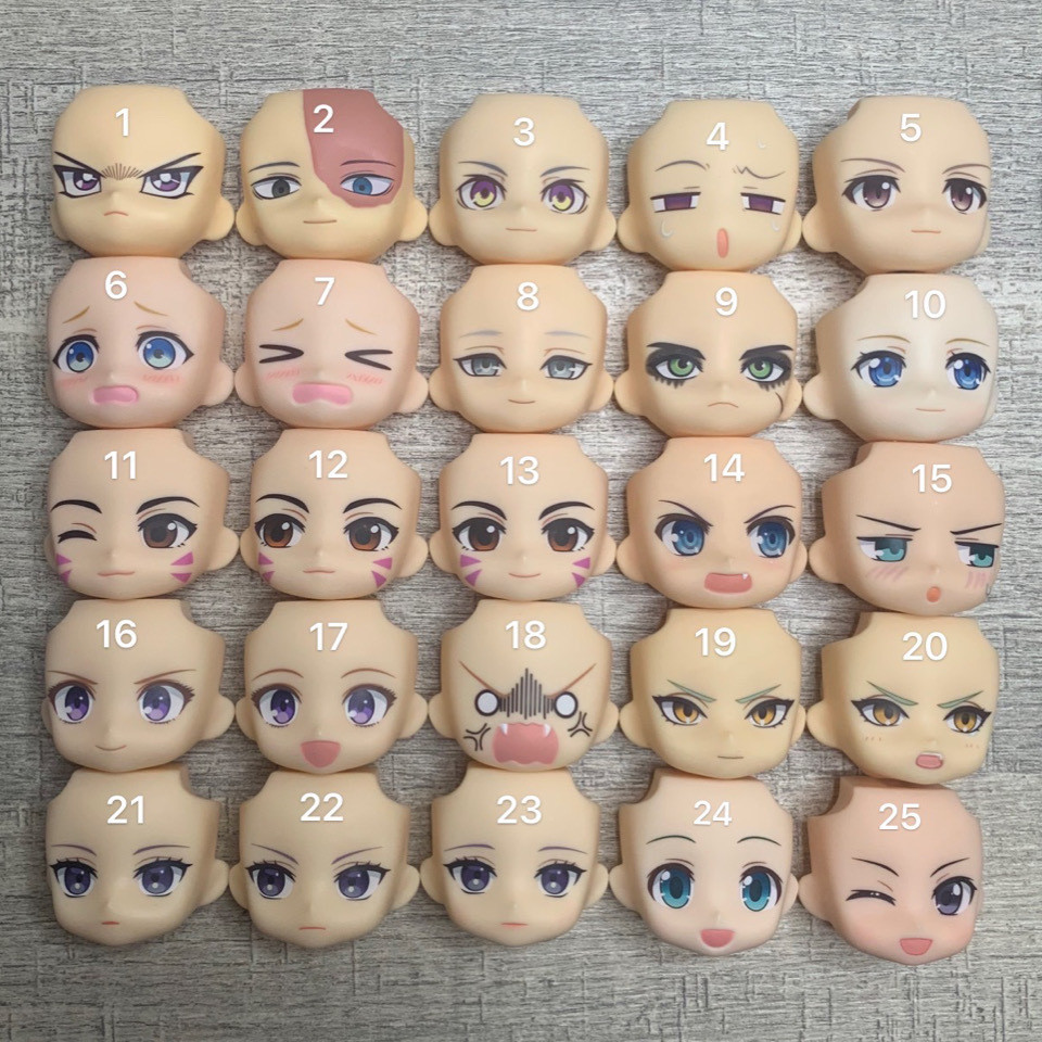 G GSC Nendoroid Face Booming Frozen Kotoko Nakajima Atsushi Scallop ...