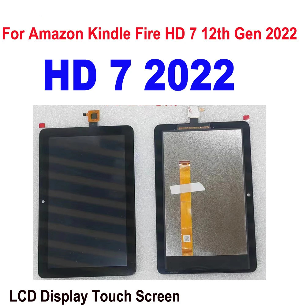 For Amazon Kindle Fire HD 7 HD7 2022 12th Gen 7'' KFQUWI LCD Display ...