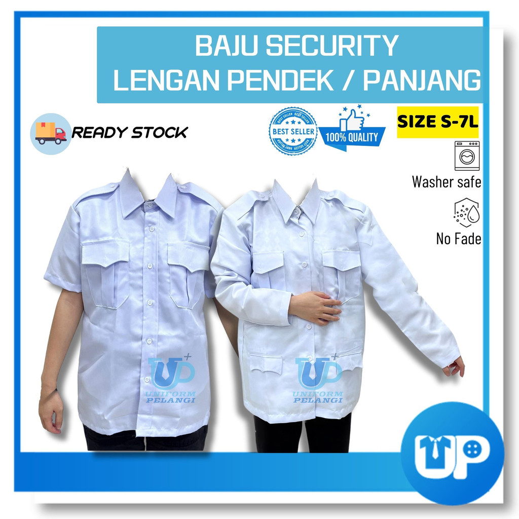 Baju Kerja SC Pilot Guard Taxi Driver College Medical Uniform Lengan ...