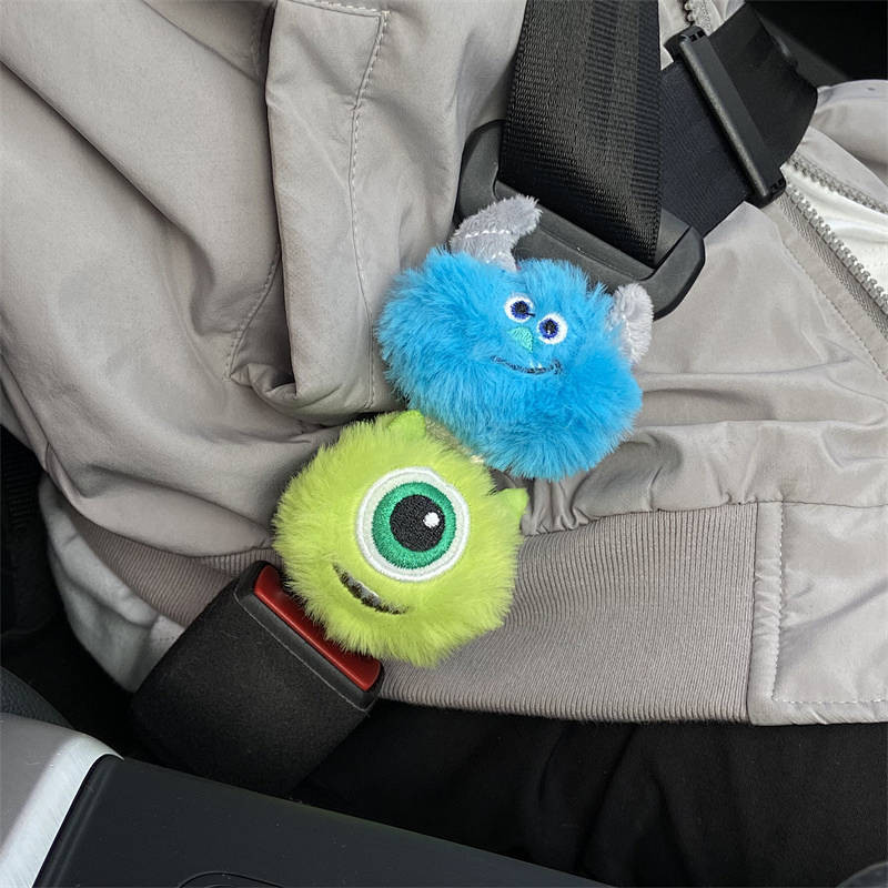 Three-Eyed Alien Monster College Car Safety Plug with Lock Stopper ...