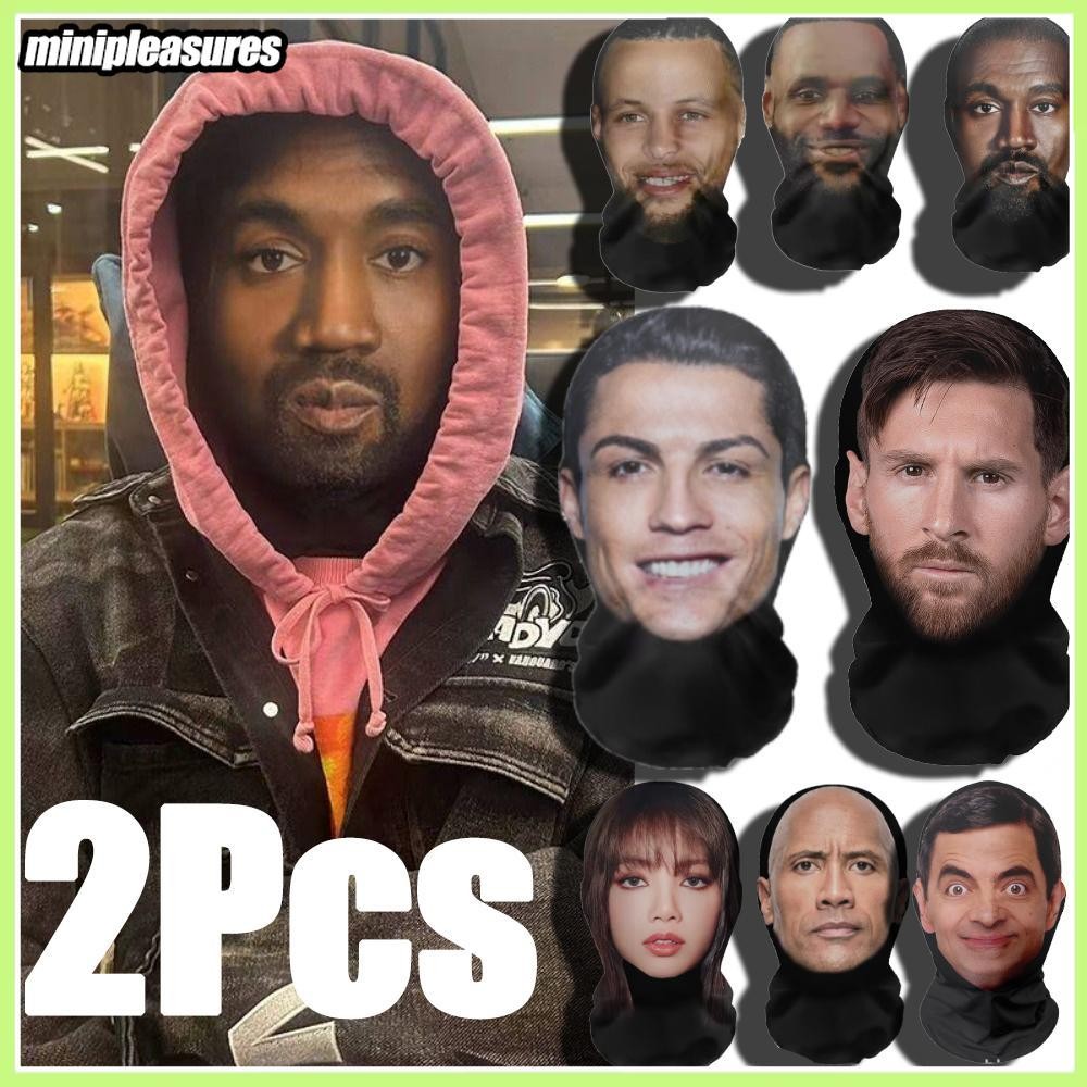 Celebrity Face Full Face Mask 3D Full Face Mask Simulation Hat Funny ...