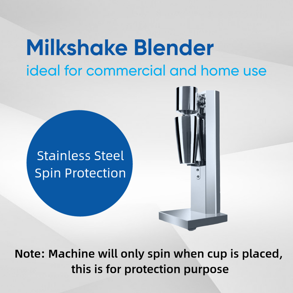 Milkshake Maker Electric Milkshake Blender Single Mixers Stainless ...