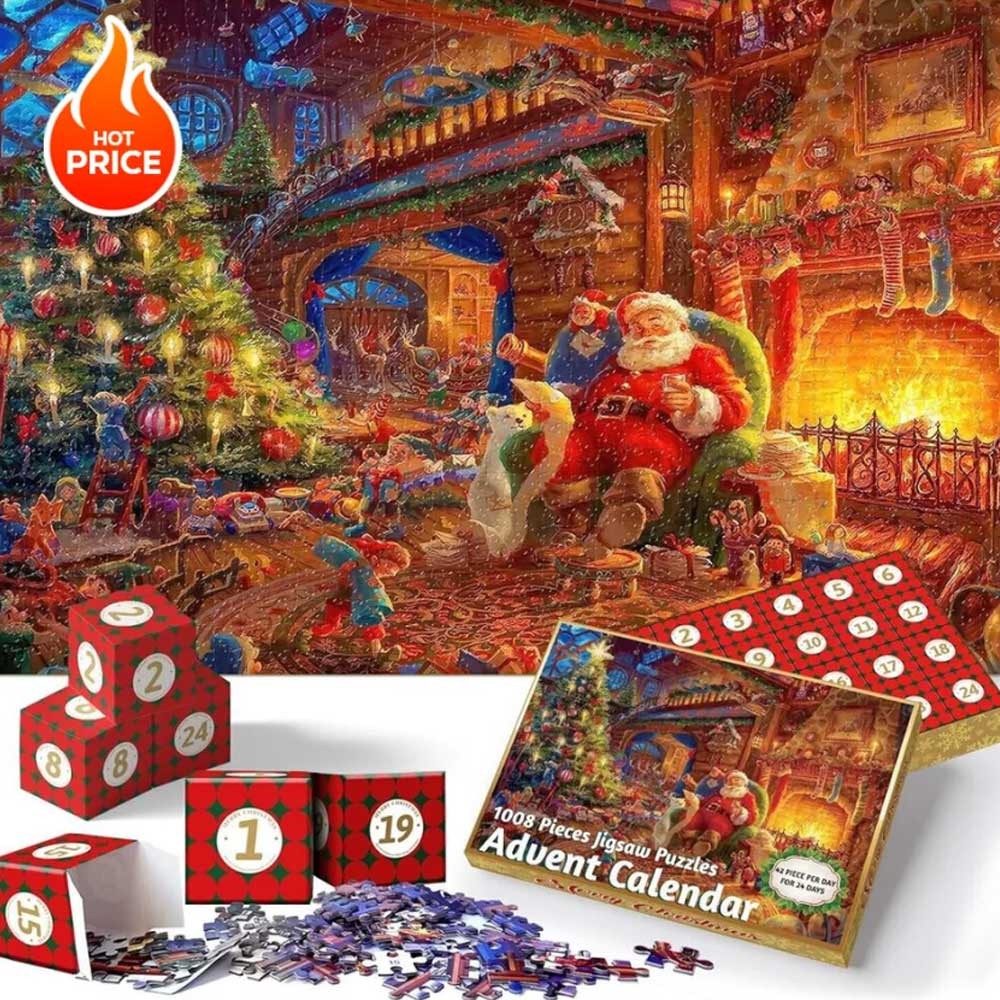 Christmas 24 Day Countdown Scene Puzzle Blind Box | Shopee Malaysia