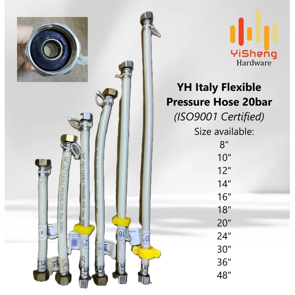 YH Italy (20bar) PVC High Pressure Flexible Pressure Hose (ISO9001 ...