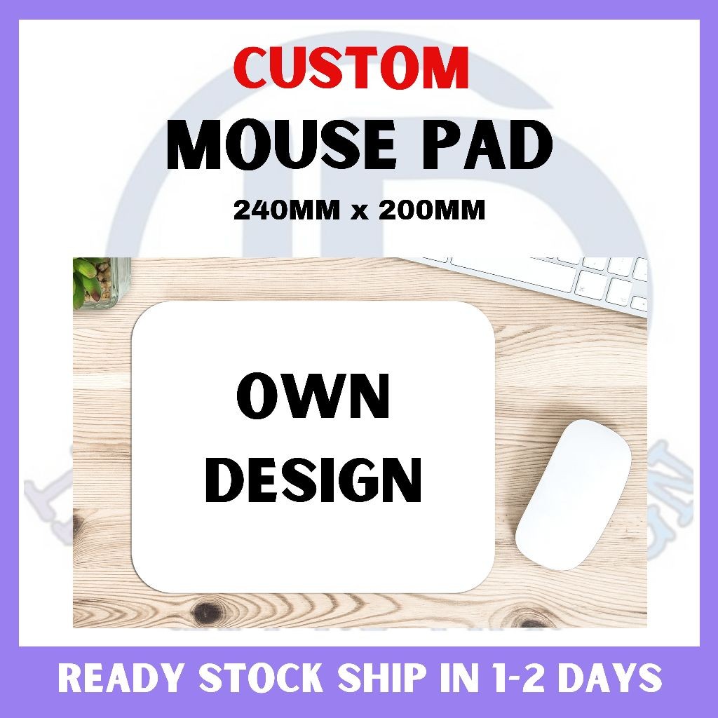 Custom Print Mouse Pad Mat Large Gaming Your Picture Customized ...