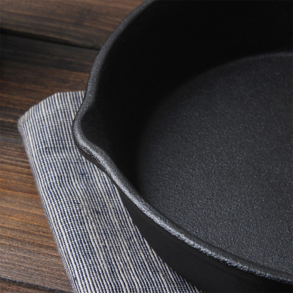 [Seriena.my] Cast Iron Pan Skillet Nonstick Cast Iron Pot Skillet Mini ...