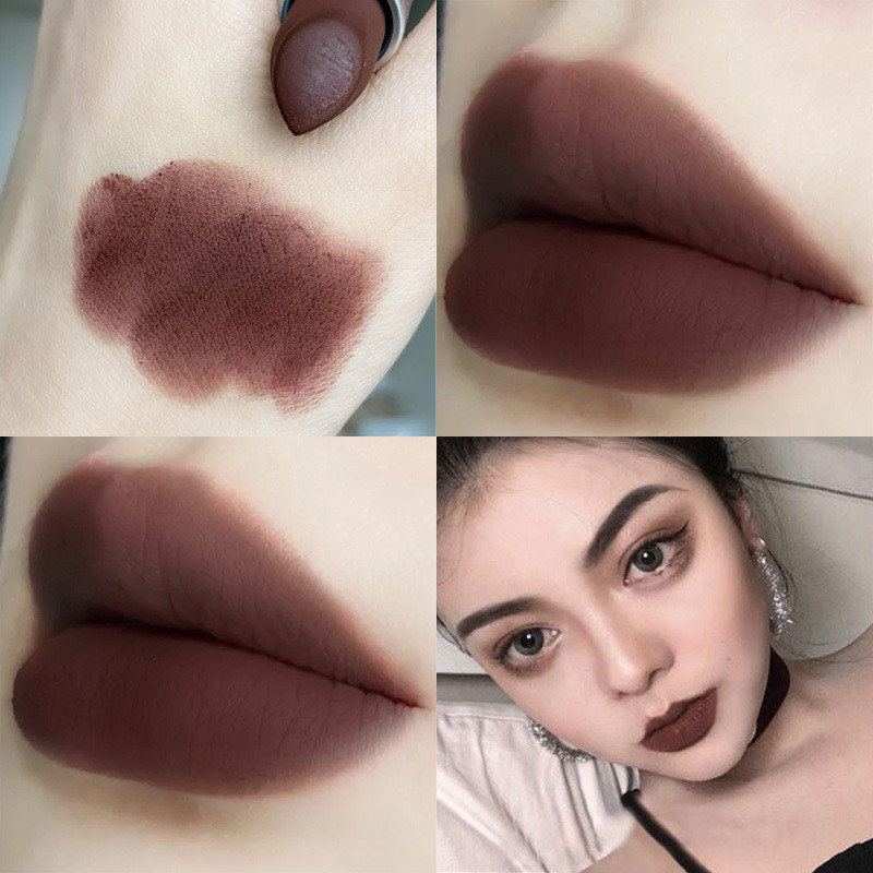 LIPHOP Gothic Matte Lipstick Halloween Makeup | Shopee Malaysia