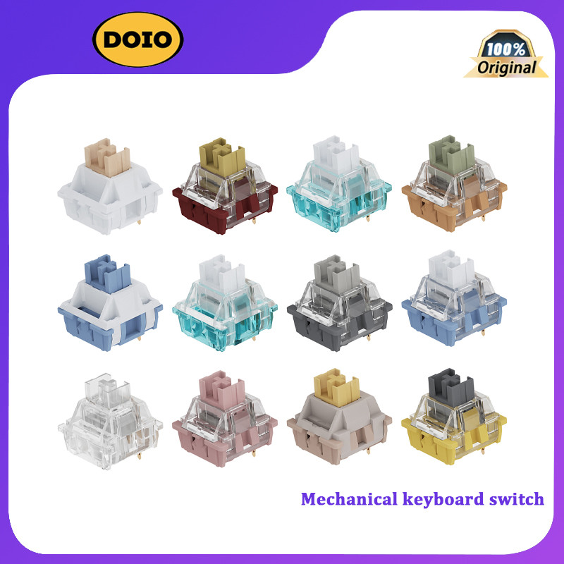 DOIO OUTEMU Mechanical keyboard Switch Peach Mute Panda Clear Crystal Tactile switch Lime Hot ...