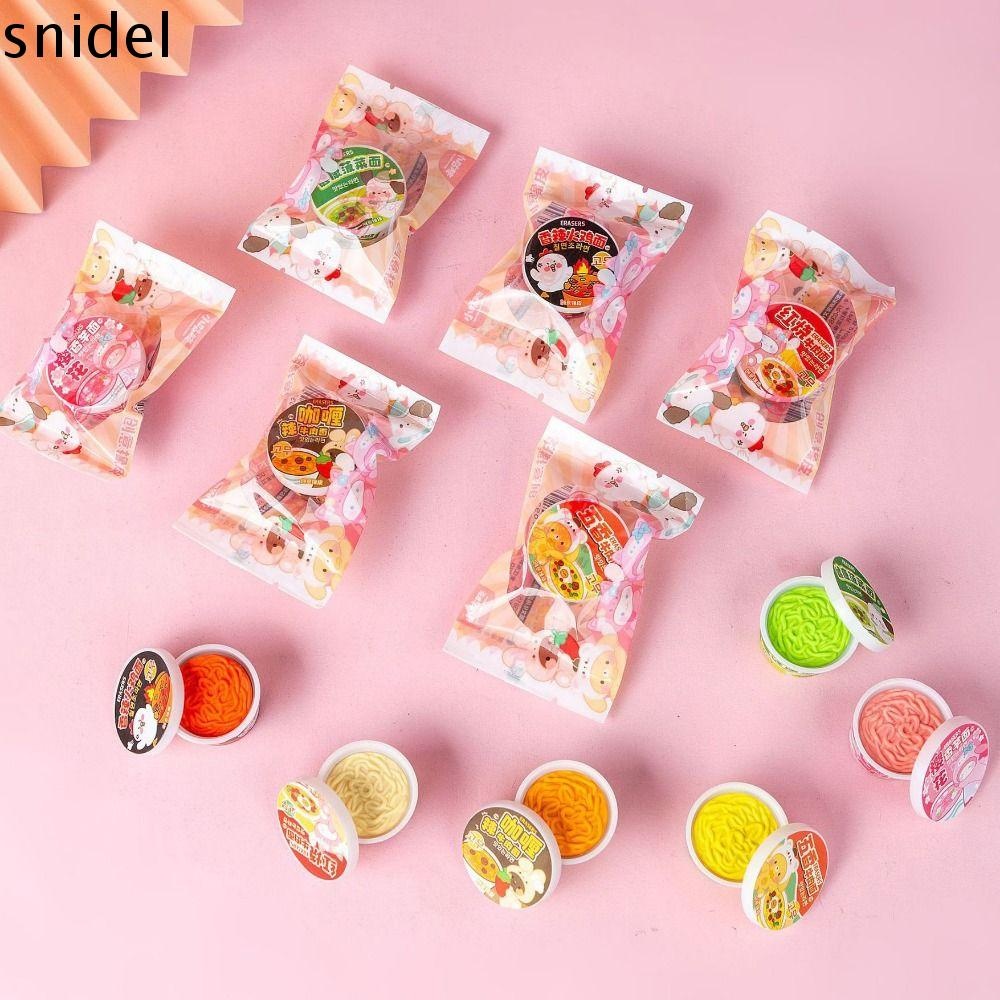 SNIDEL 32pcs/set Lamian Fun Noodles Eraser, Model Set Figures Model Lamian Noodles Pencil Eraser ...
