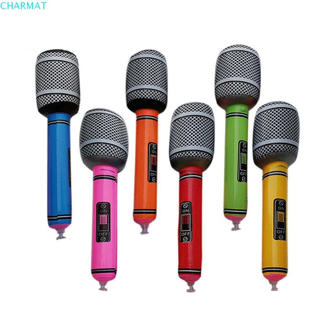 CHARMAT Microphone Balloons Funny Balloons Party Decor Birthday Party ...