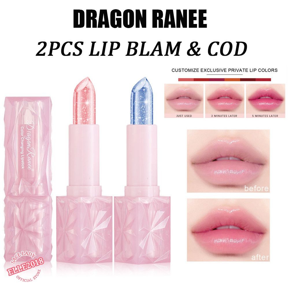 [2PCS&COD] Dragon Ranee Color Change Lip Gloss Moisturizing Jelly ...