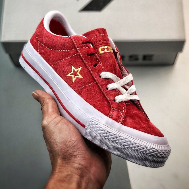 Converse One Star Pro Red Converse Official One Star Low-top Suede ...