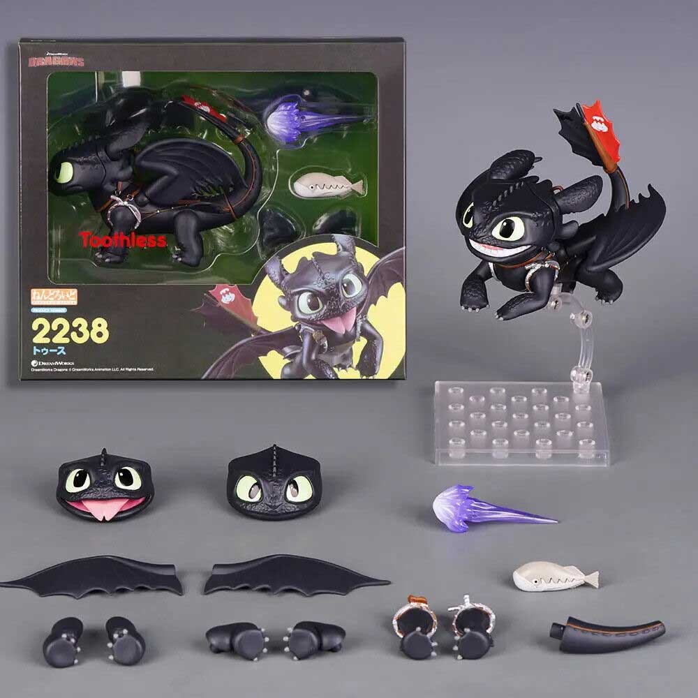 Night Fury Action Figure Toothless How To Train Your Dragon Animated ...